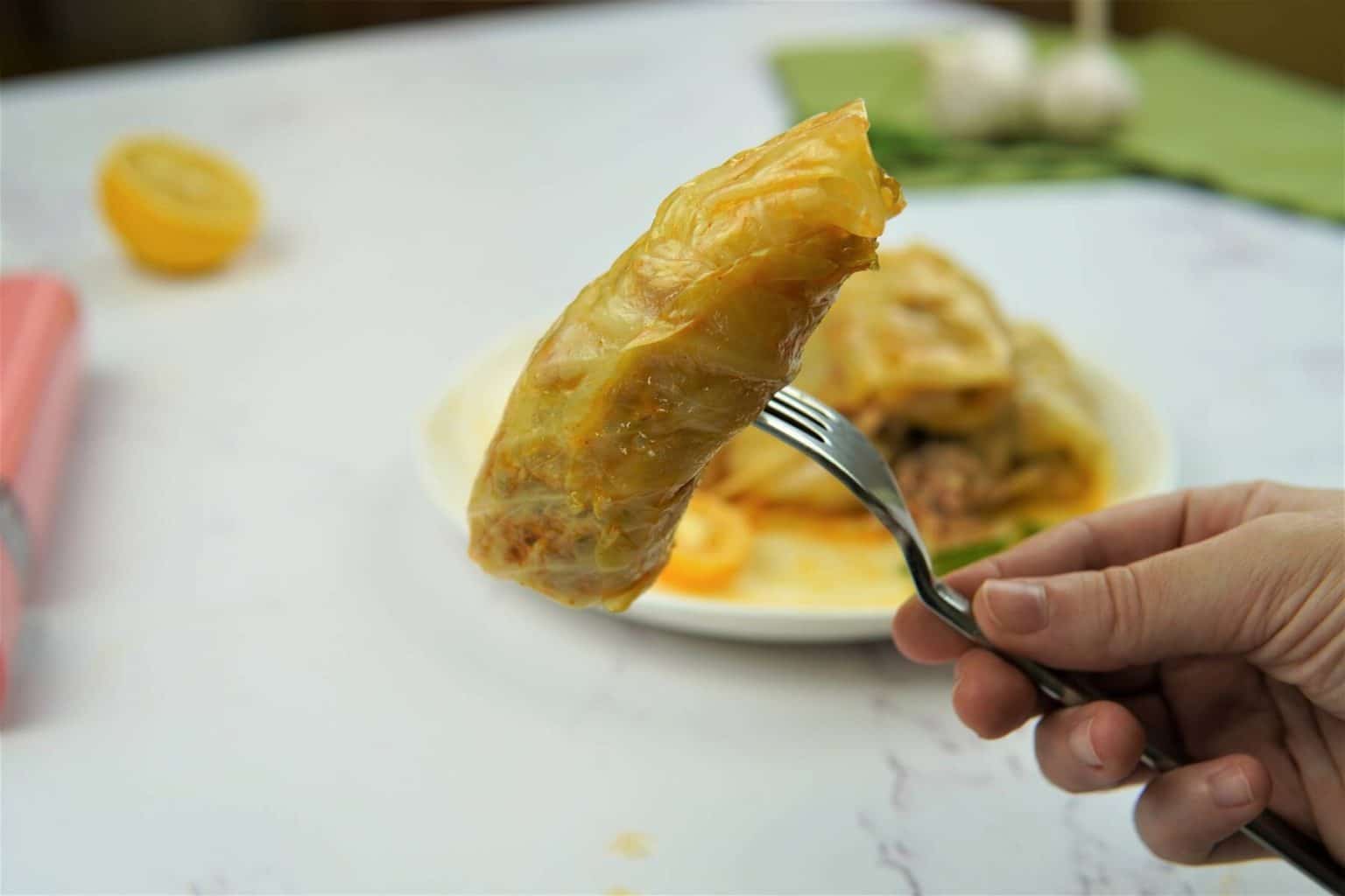 Homemade Bulgarian Stuffed Cabbage (Sarmi)