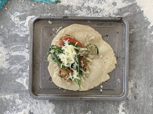 Simple Homemade Chicken Piadina