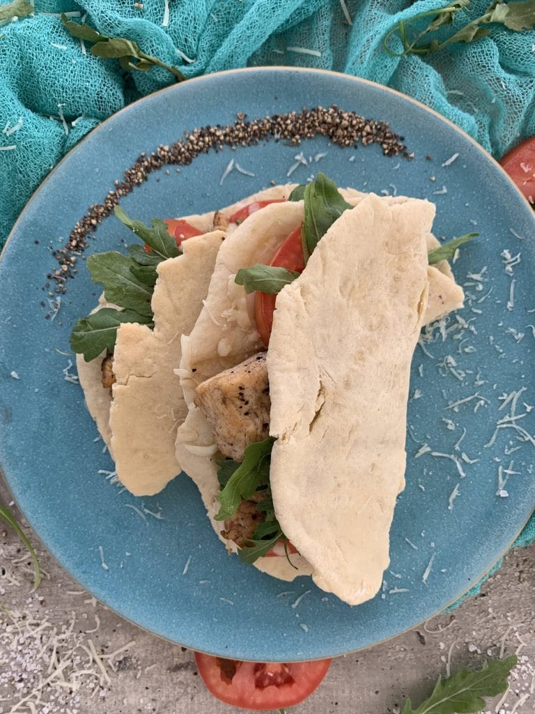 Simple Homemade Chicken Piadina