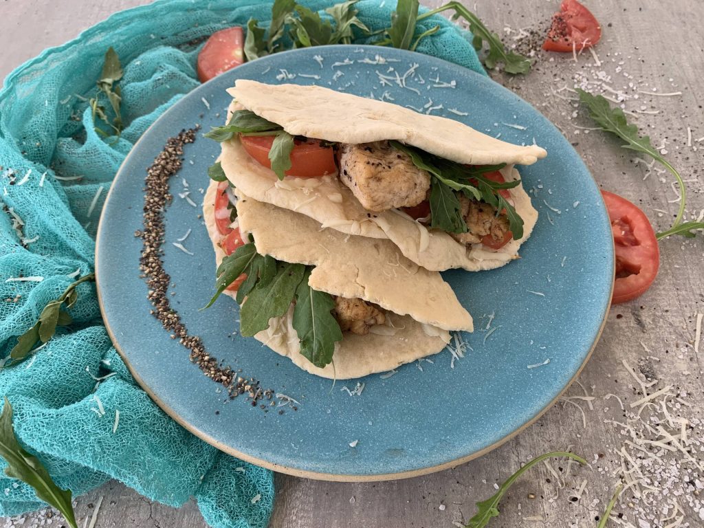Simple Homemade Chicken Piadina