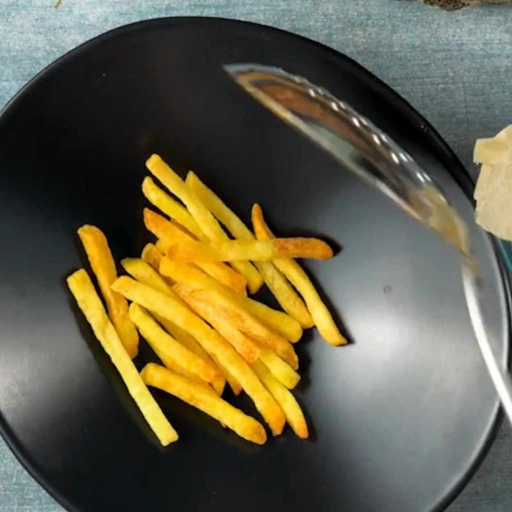 Easy Chicken Sausage Gumbo Topped Fries