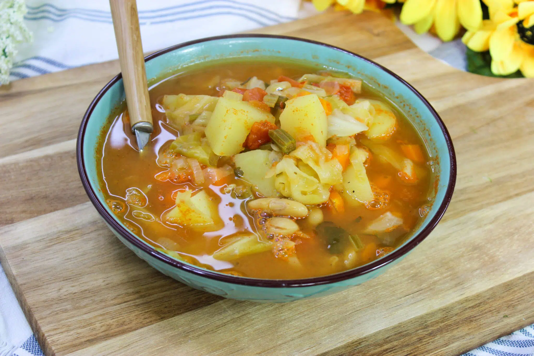Simple Irish Bean & Cabbage Stew