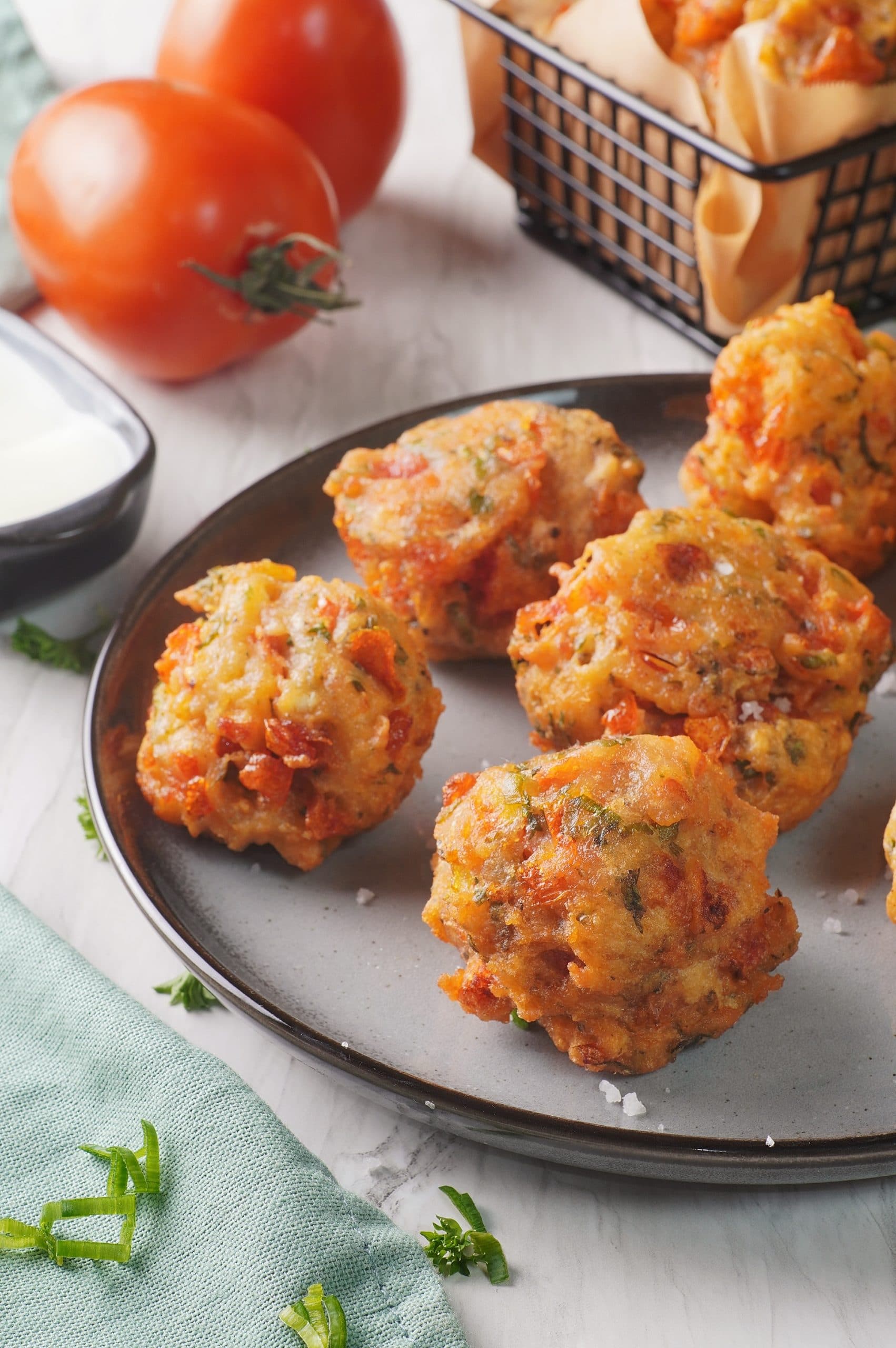 Easy Greek Tomato Balls