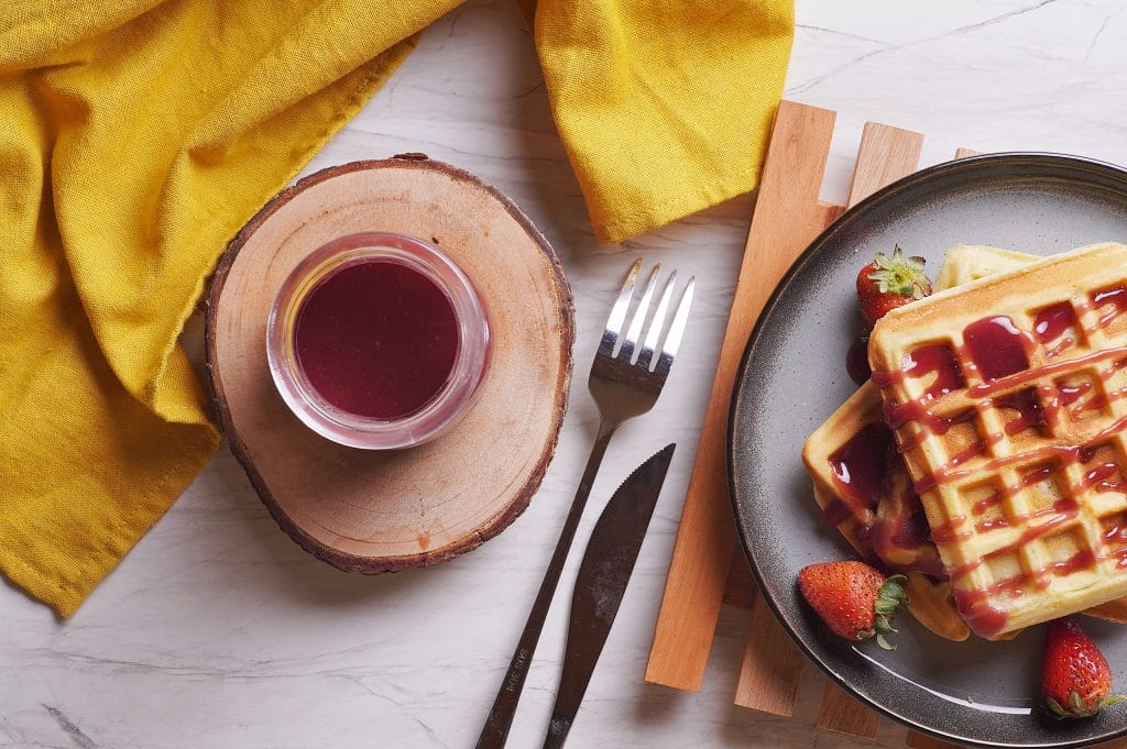 Homemade Red Wine Simple Syrup