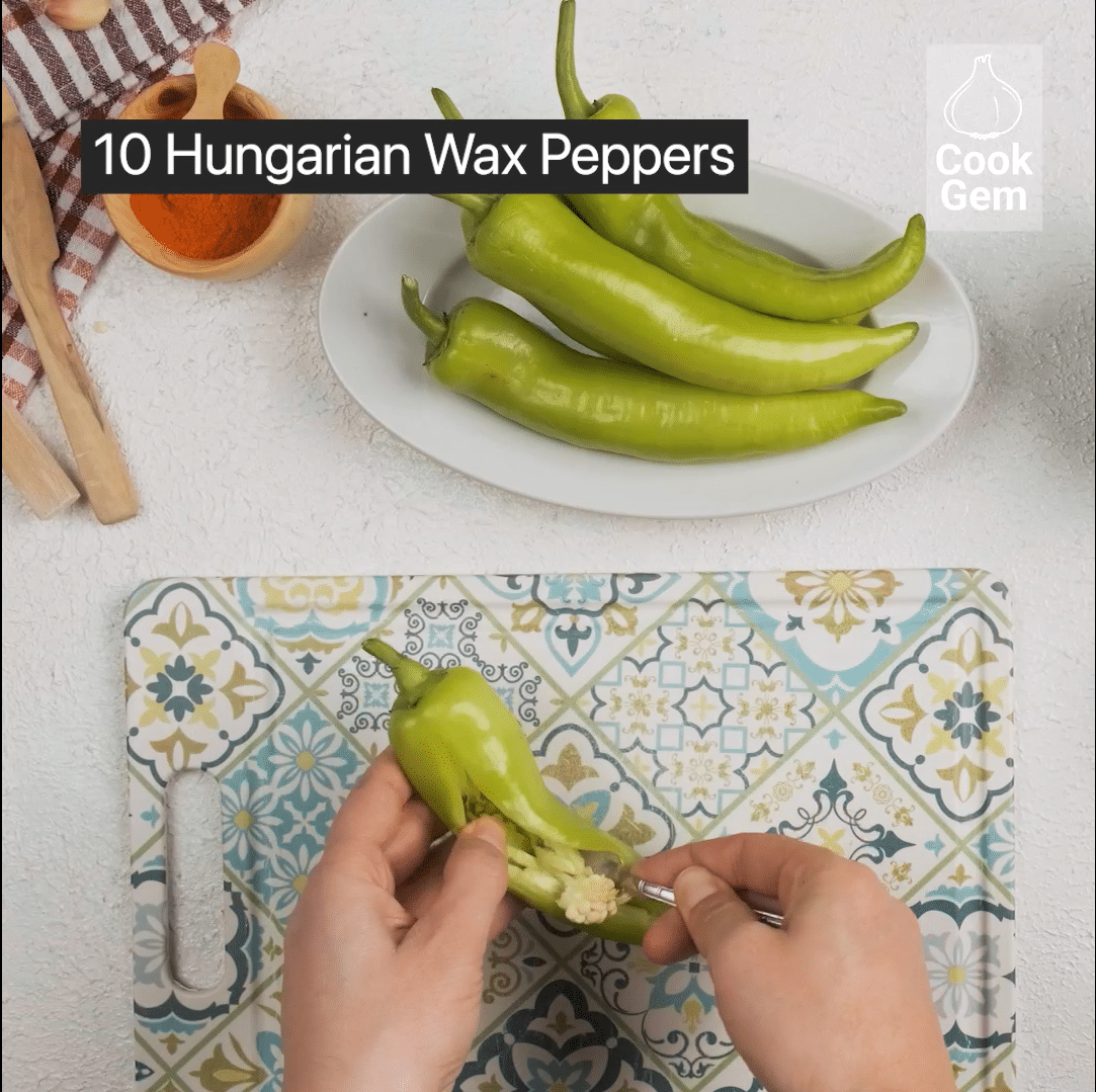 Simple & Satisfying Stuffed Hungarian Wax Peppers