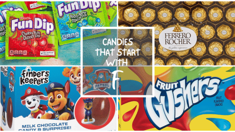 All The Candies That Start With R