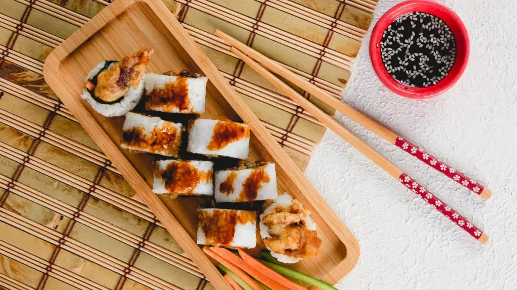 Simple Soft Shell Crab Sushi Roll