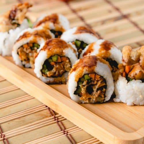 Simple Soft Shell Crab Sushi Roll