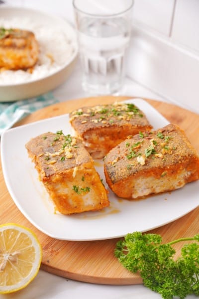 Homemade Greek Style Cod