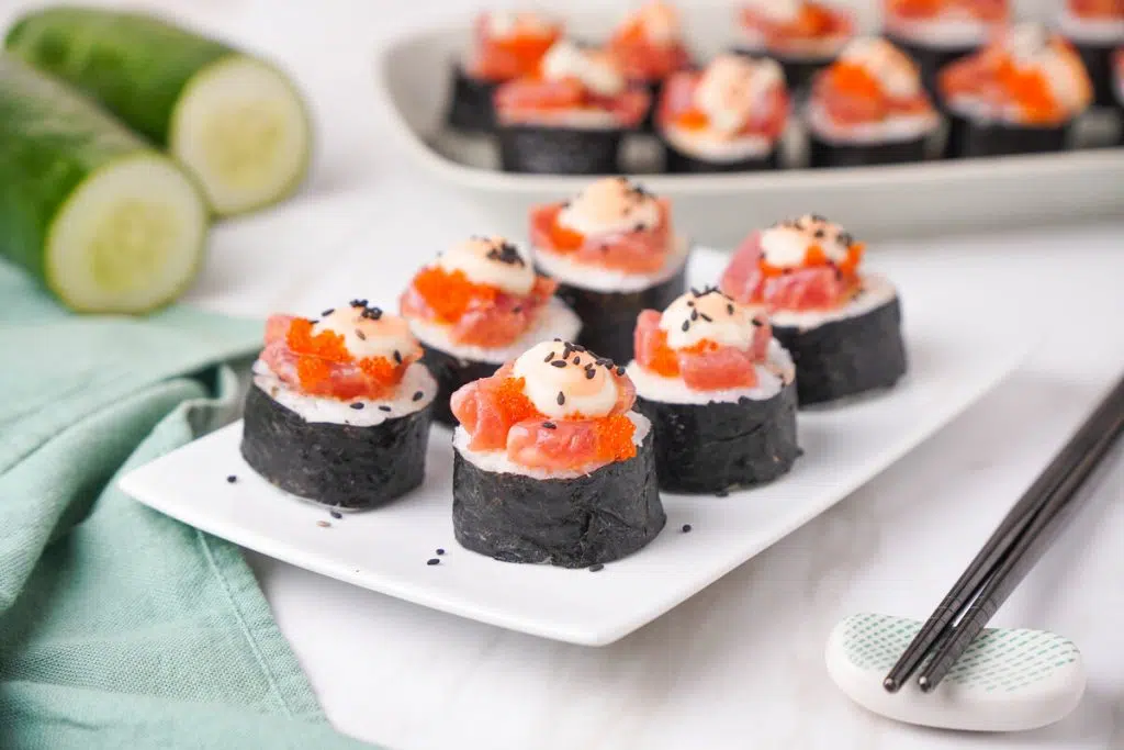 Simple Volcano Sushi Roll
