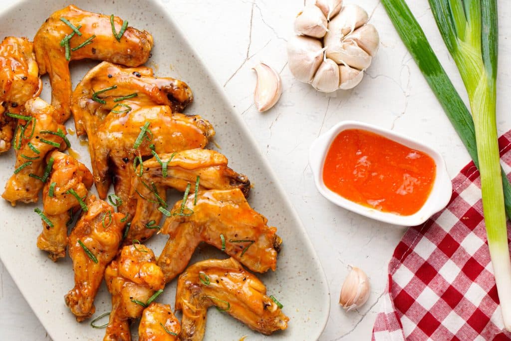 Homemade Double Fried Chicken Wings