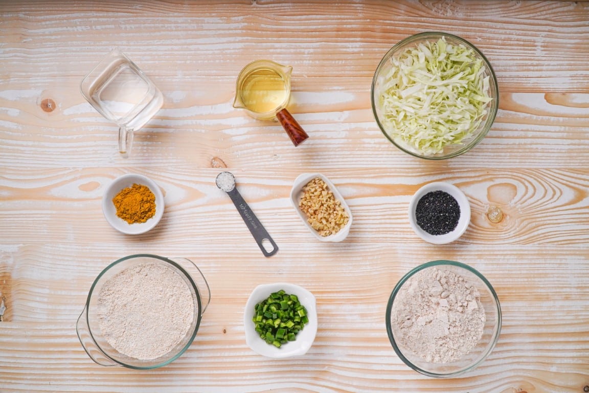 Homemade Cabbage Flatbread