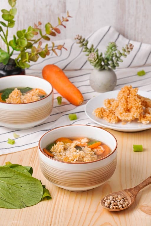 Simple Sizzling Rice Soup