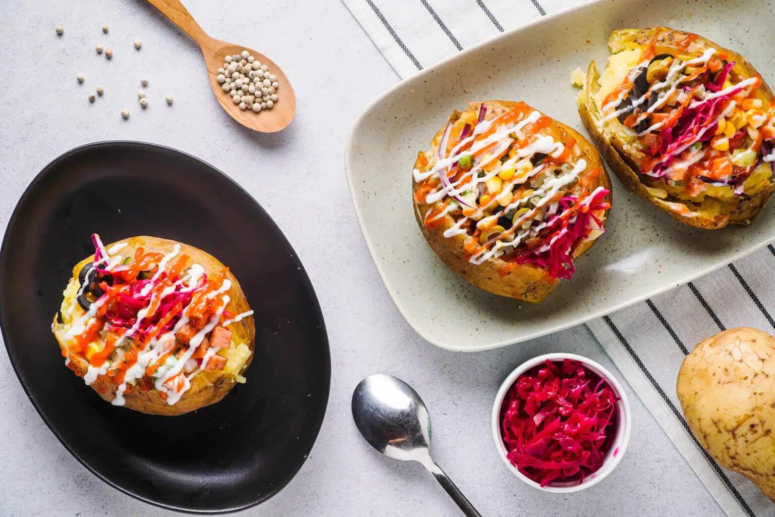 Simple Turkish Baked Potatoes