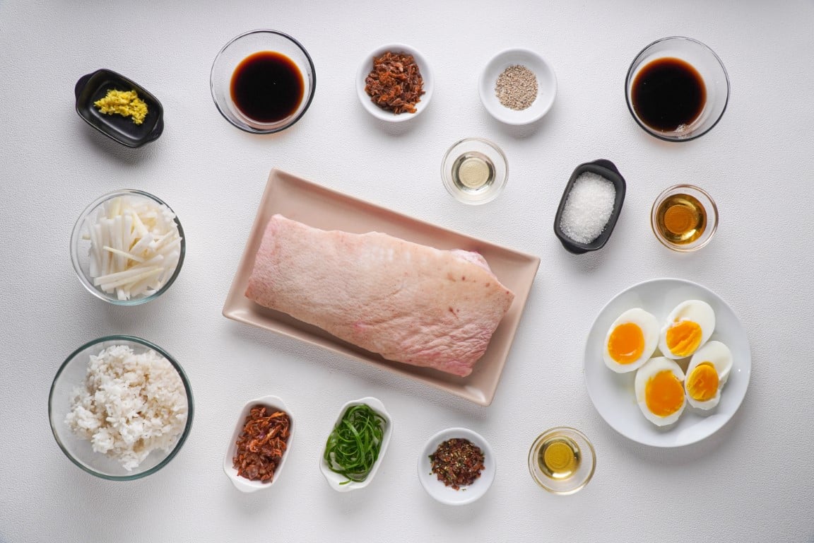 Homemade Japanese Braised Pork Rice Bowl