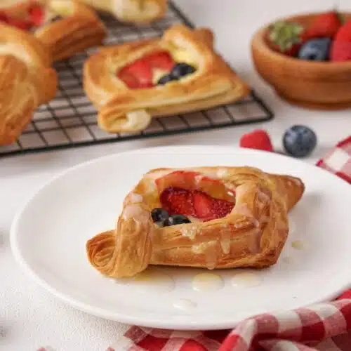 Creamy Fruit Puff Pastry Danish