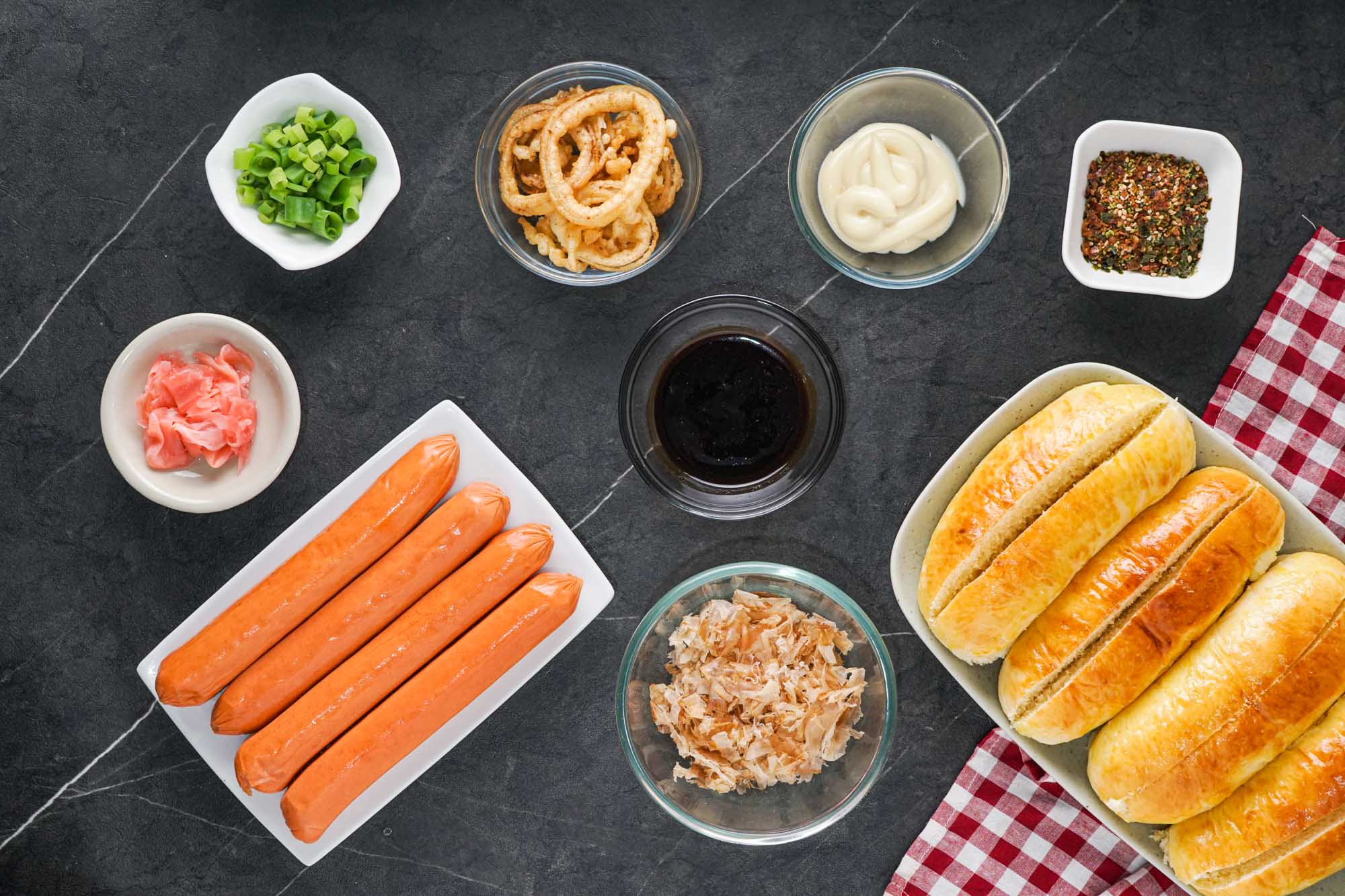 Homemade Japanese Hot Dogs