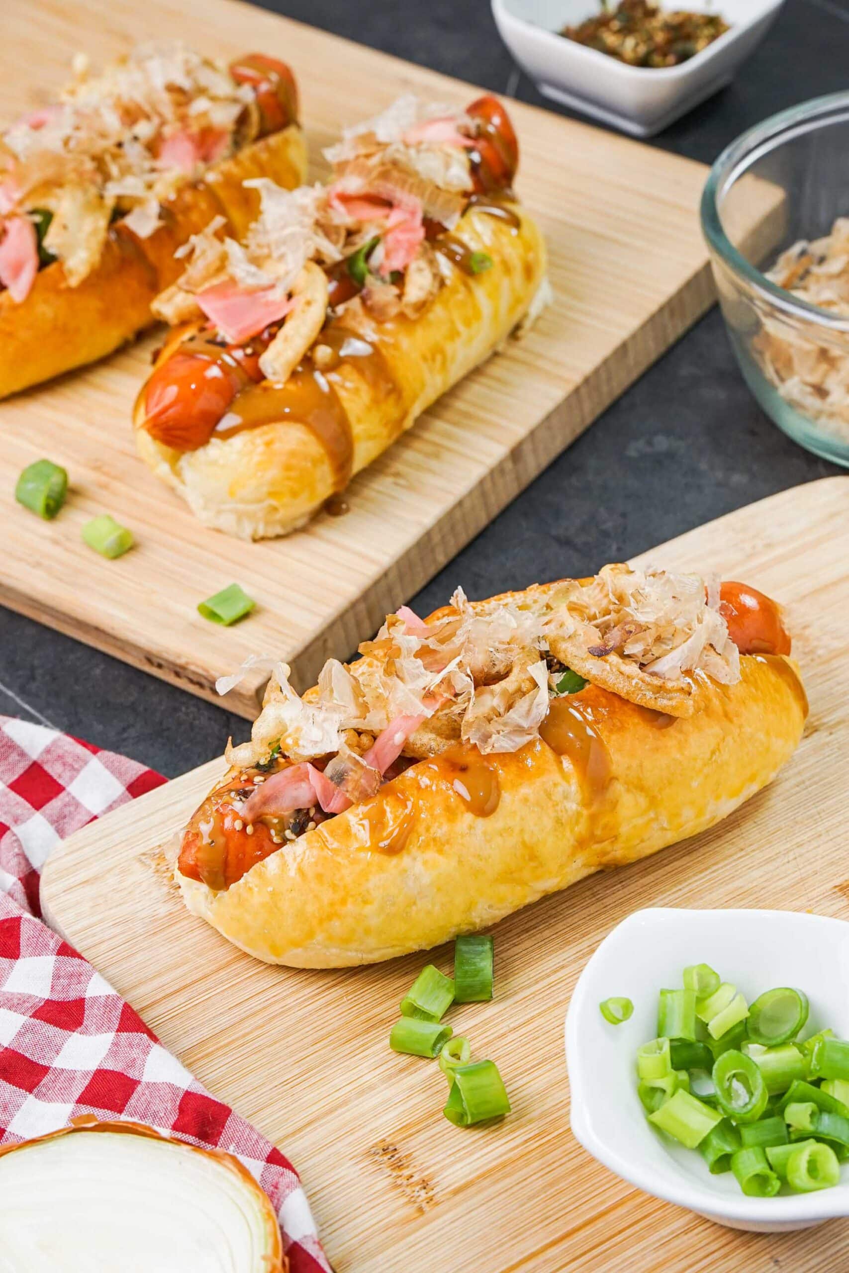 Homemade Japanese Hot Dogs