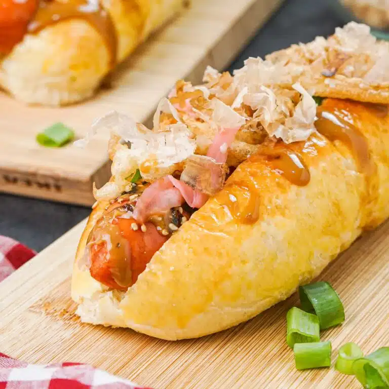 Homemade Japanese Hot Dogs