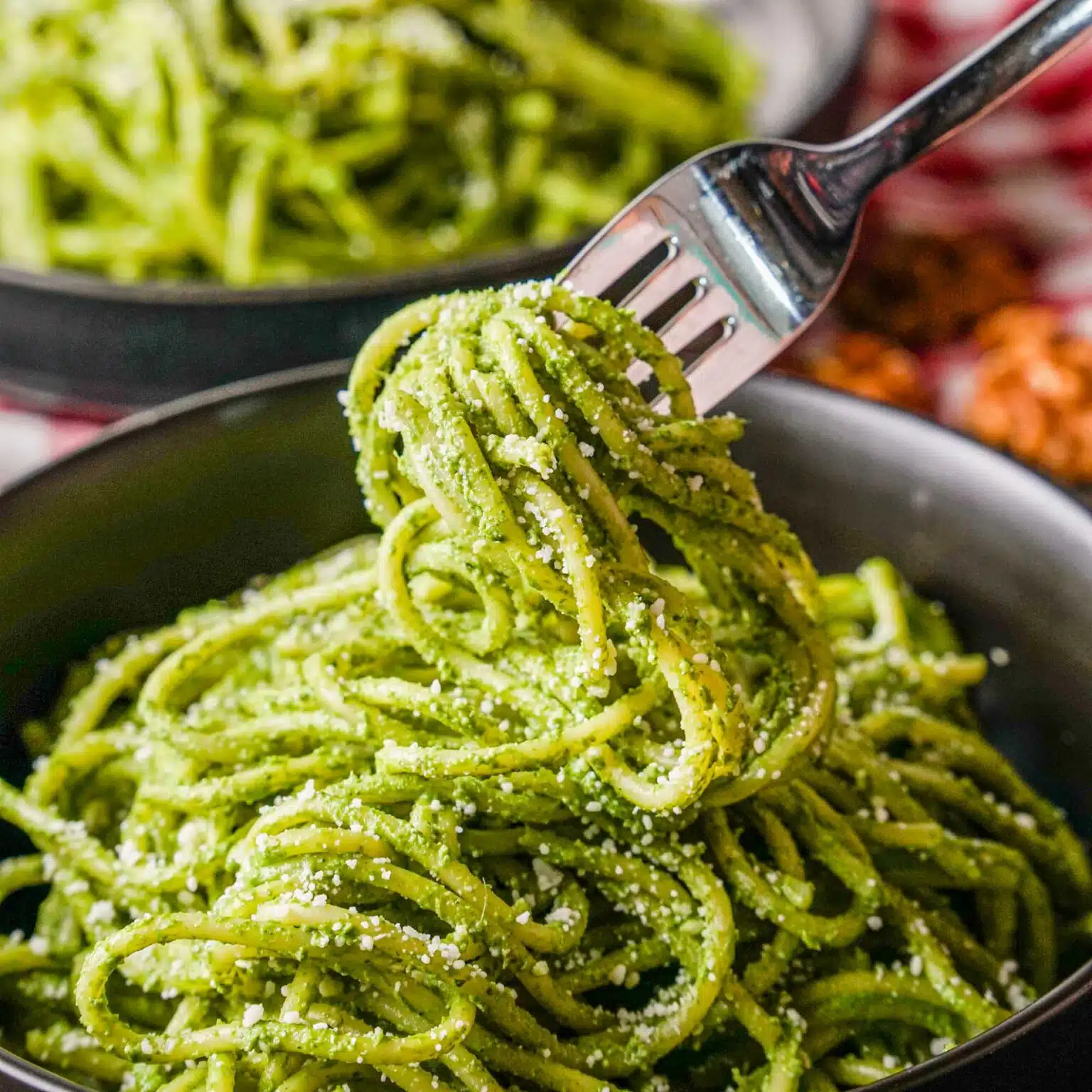 Homemade Peruvian Pesto (Tallarines Verdes)